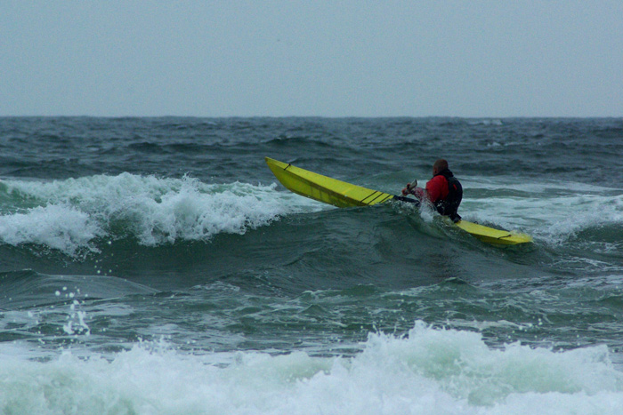 Rhino: Experimental Skin-on-Frame Surf Kayak | Cape Falcon Kayak